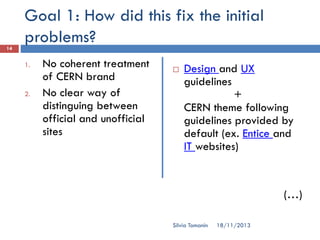 Study of a new architecture for the CERN web | PPT