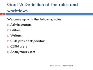 Study of a new architecture for the CERN web | PPT