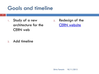Study of a new architecture for the CERN web | PPT