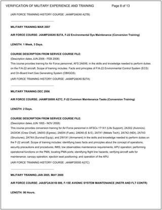 Aircraft Experience | PDF