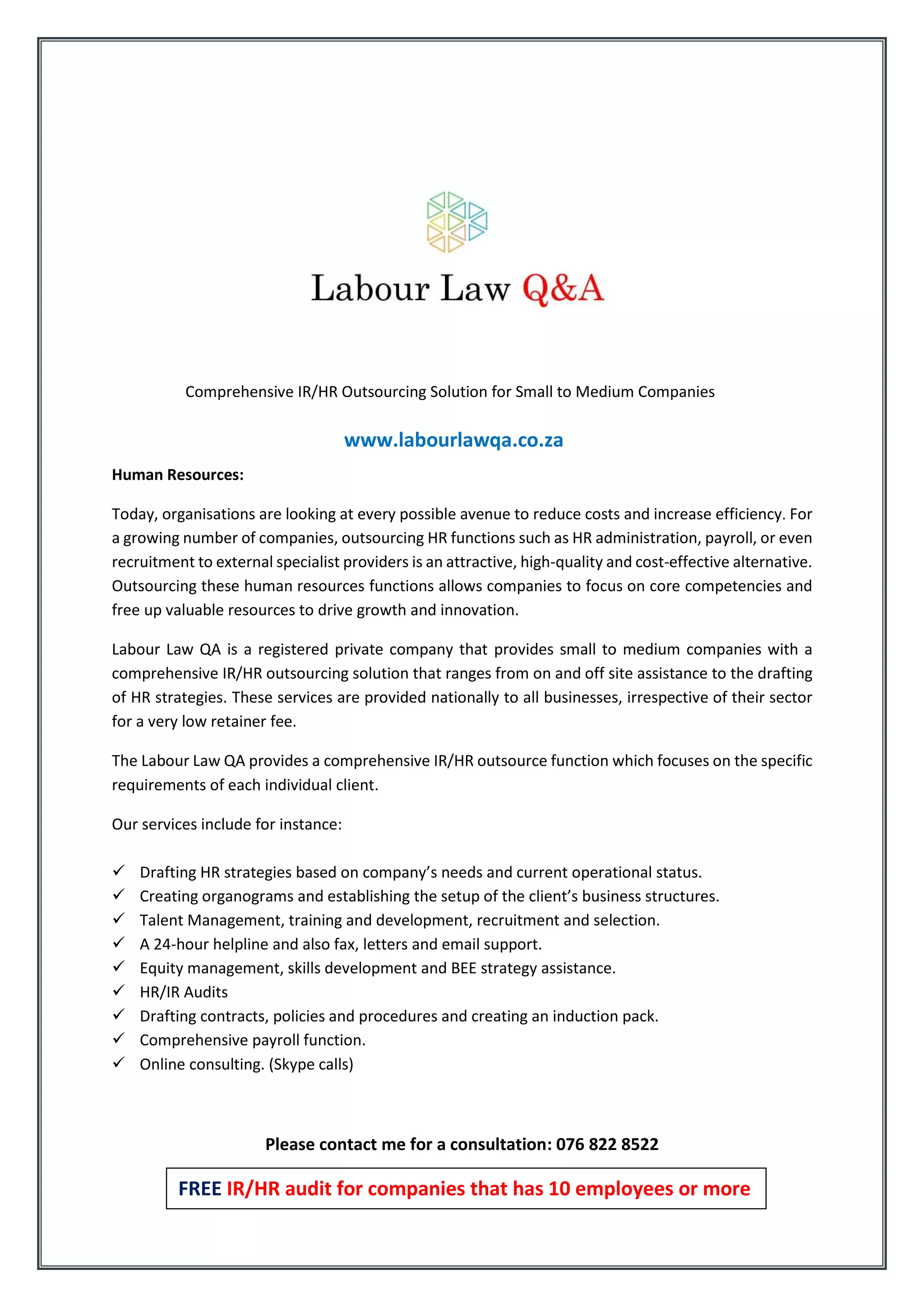 HR Company Profile | PDF