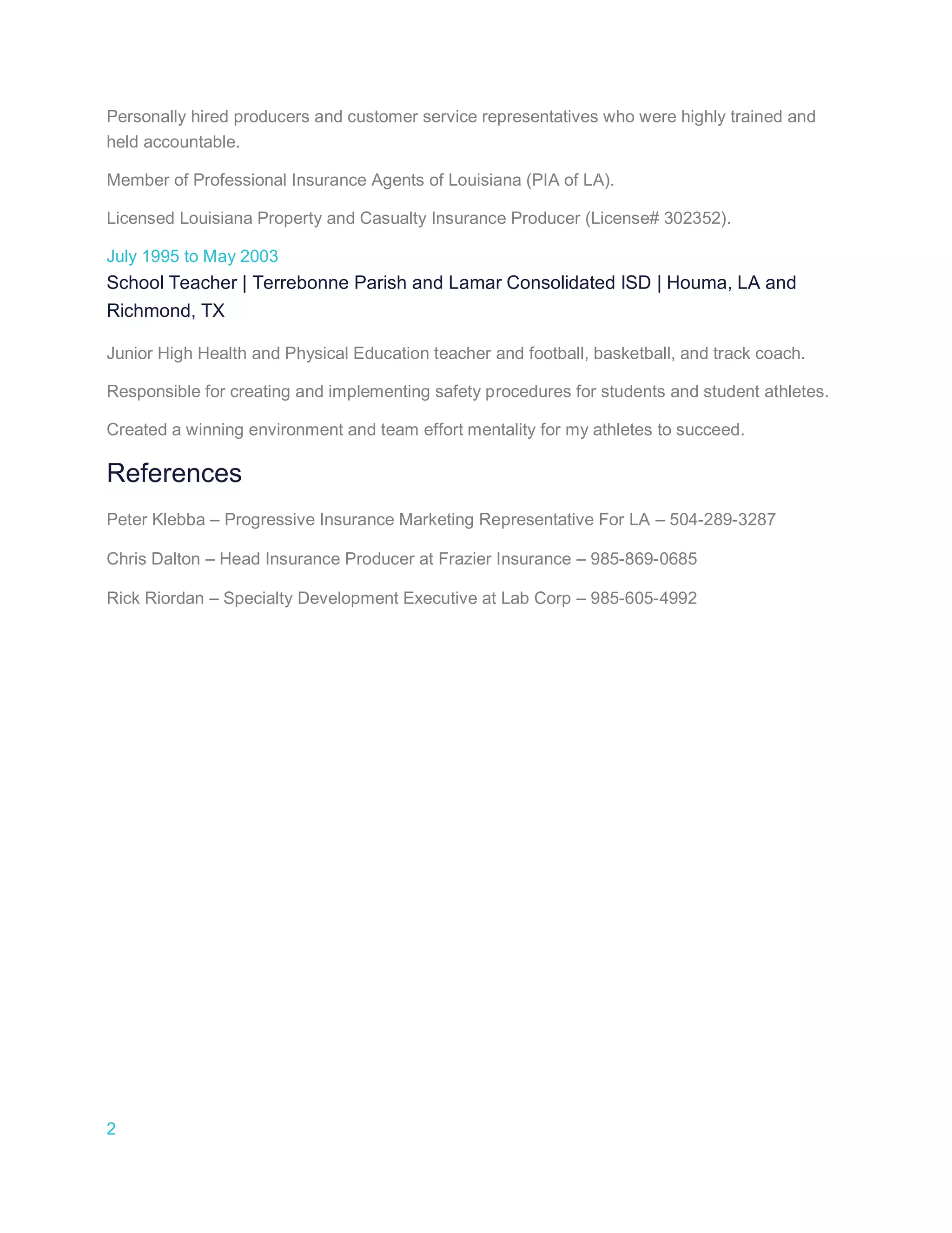 Jamie Resume (1) | PDF