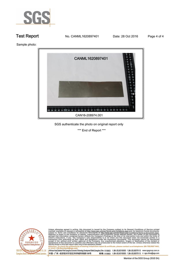 Iron-SGS Report.PDF | Chemistry | Science