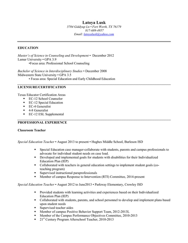 2015 Resume | PDF
