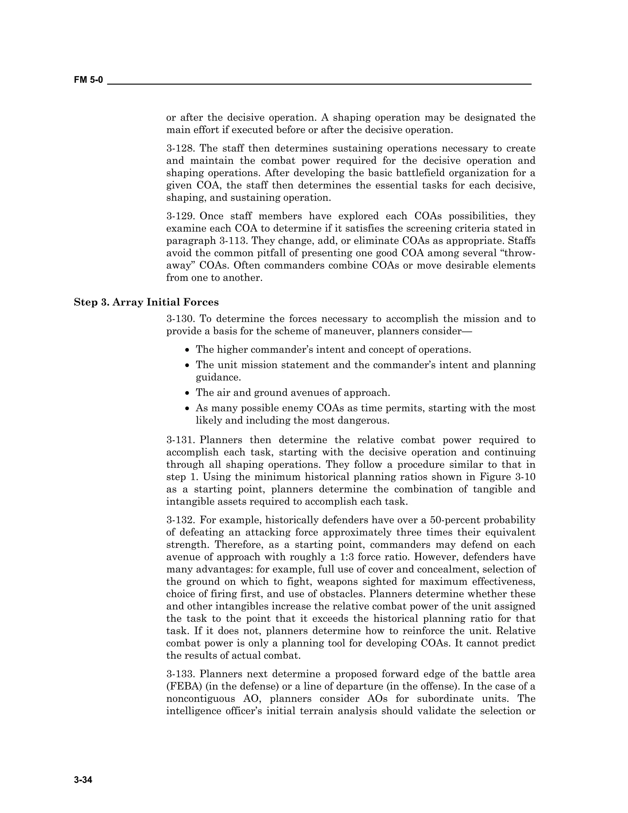 FM 5-0 - Army Planning & Orders Production | PDF