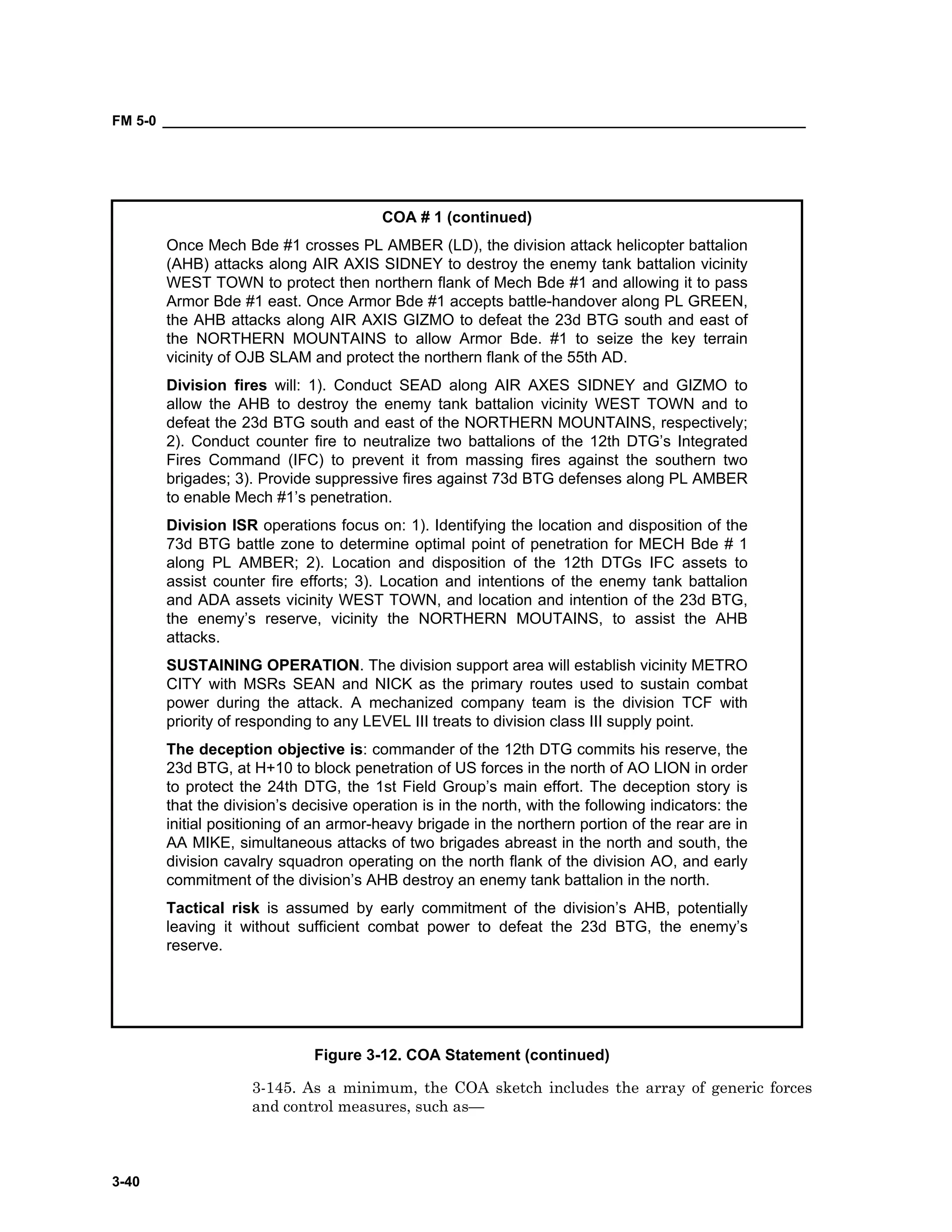 FM 5-0 - Army Planning & Orders Production | PDF
