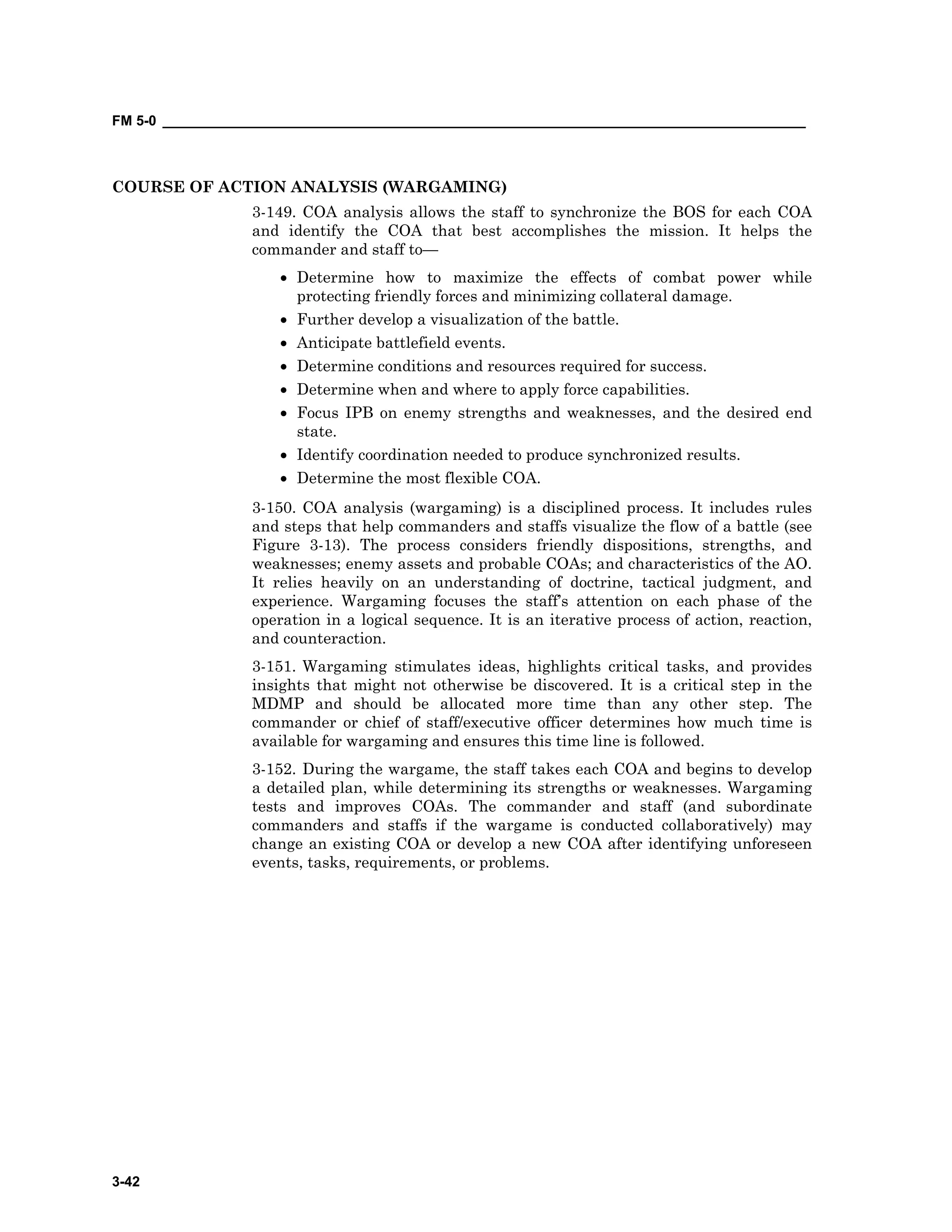 FM 5-0 - Army Planning & Orders Production | PDF