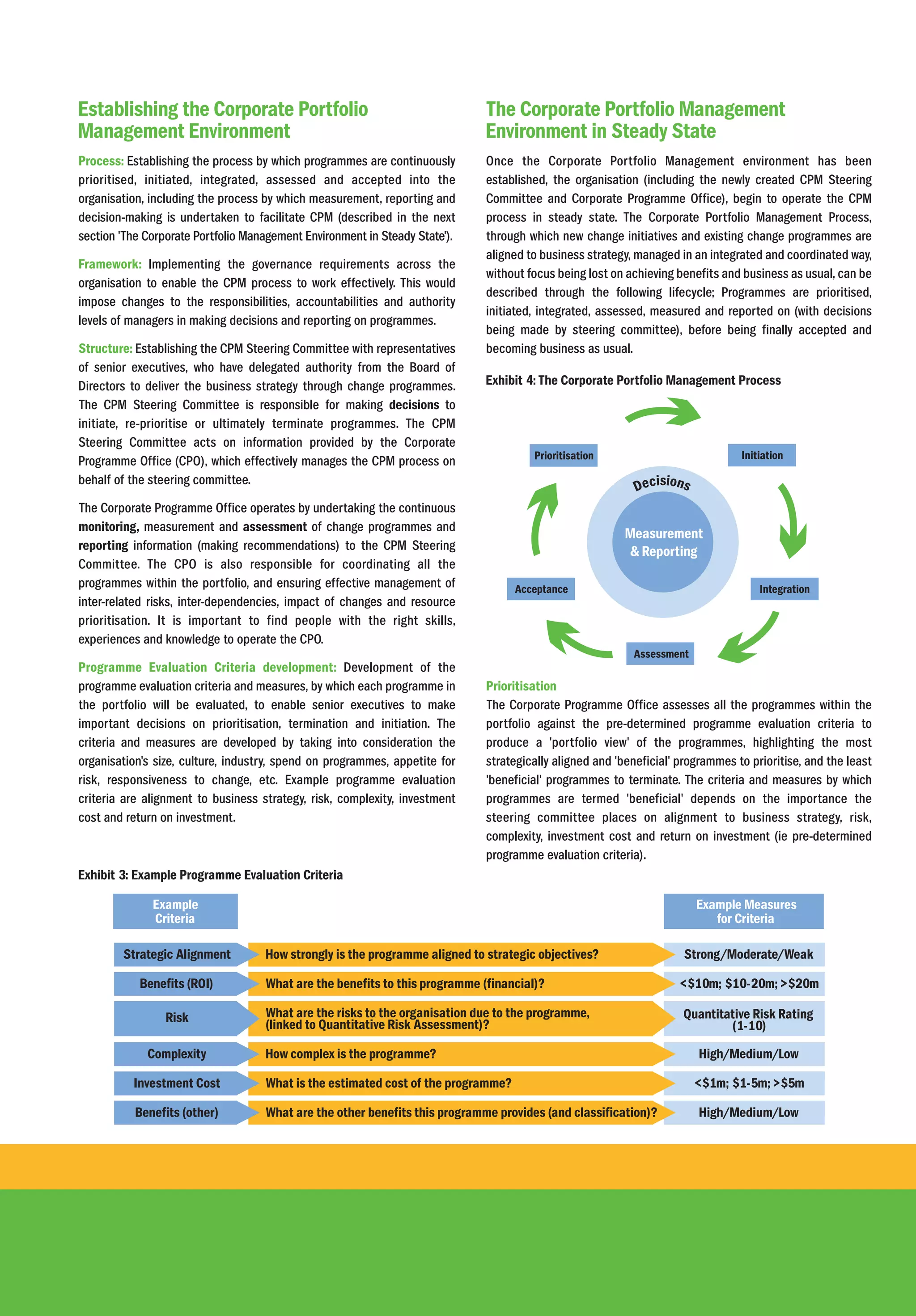 Corporate Portfolio Management E&Y POV | PDF