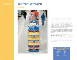 TEAM328_Snapple_FinalPlansBookSmall_UpdateMay2016 | PDF | Advertising ...