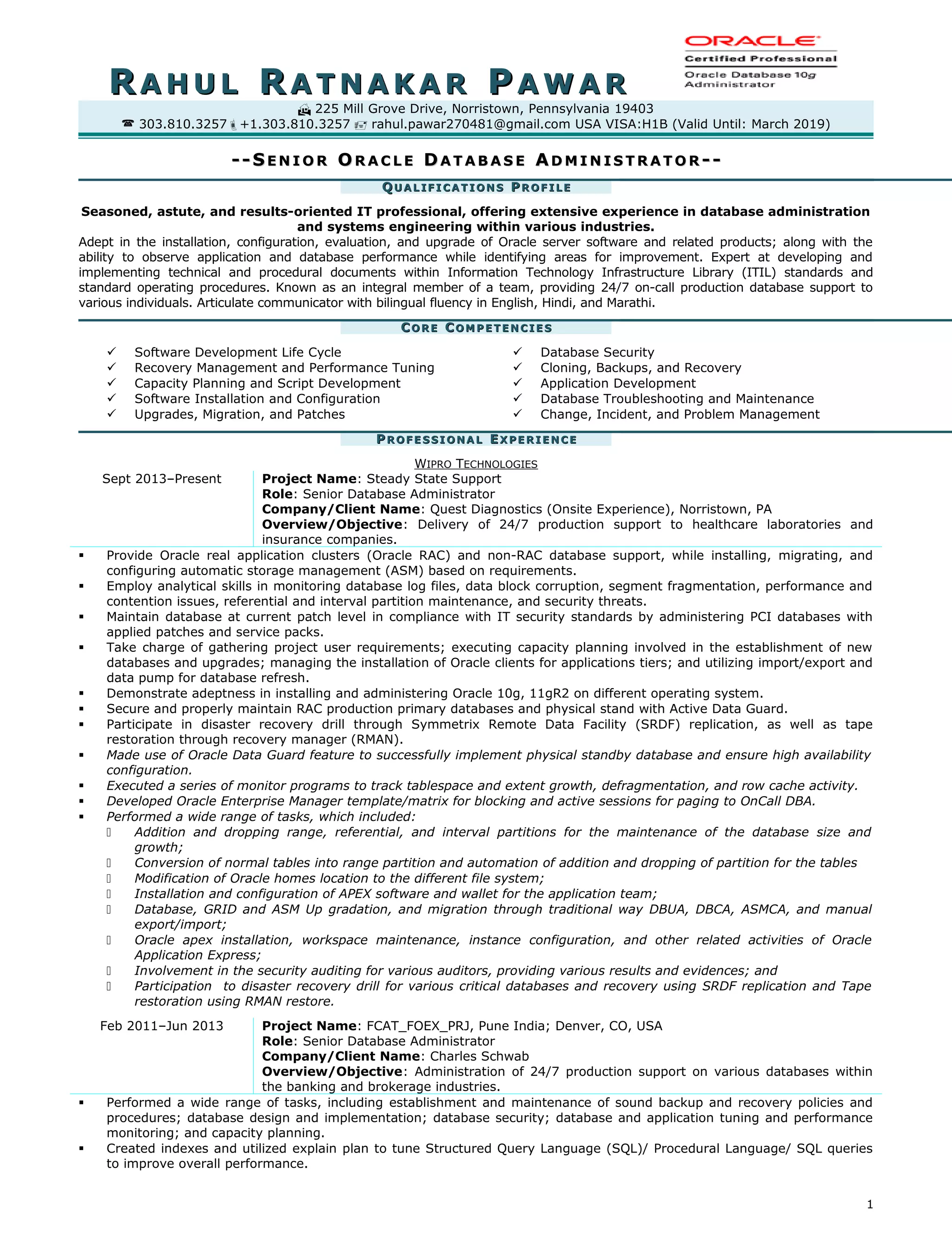 Rahul Ratnakar Pawar_Resume | PDF