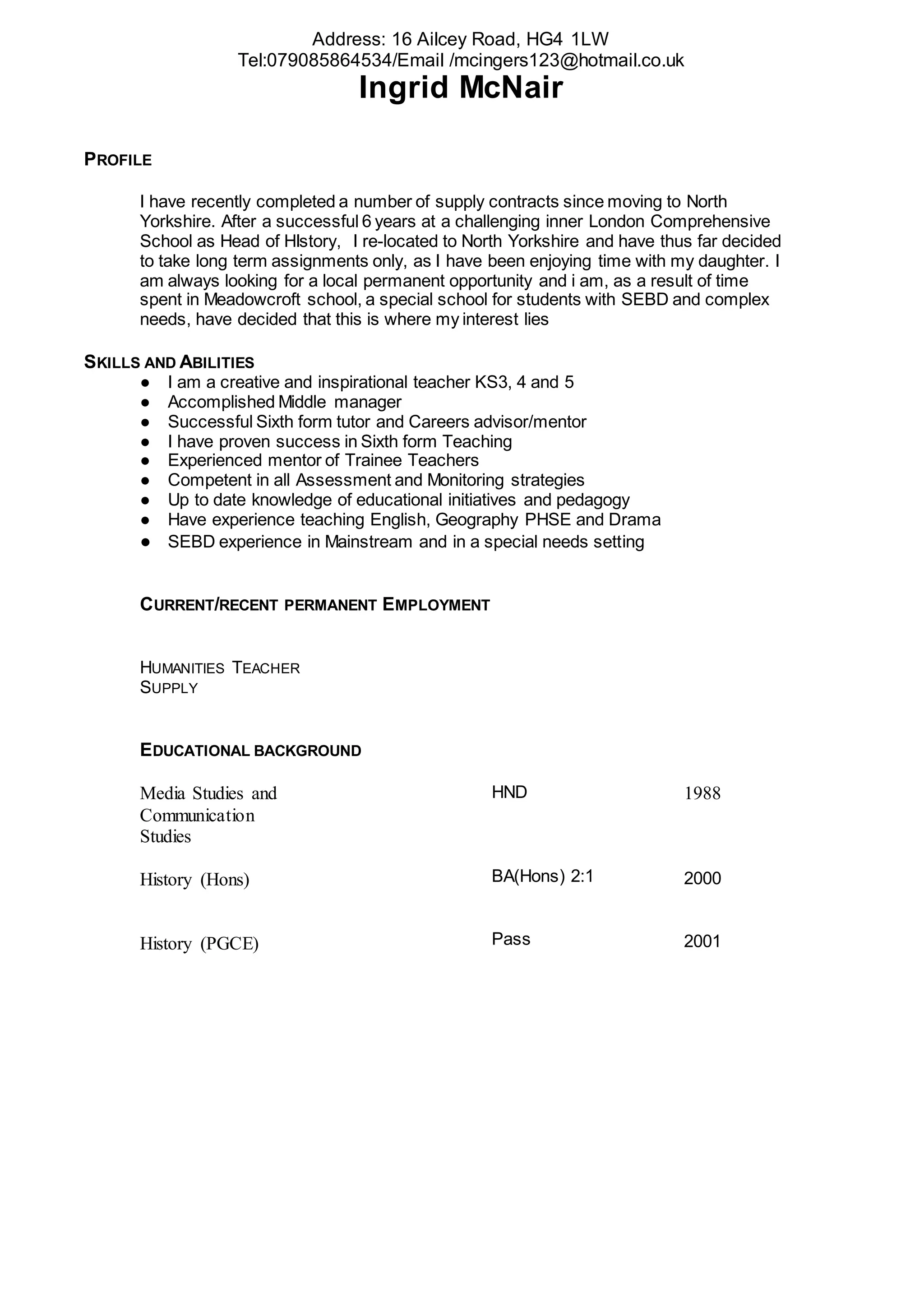 CV IMC (1) | DOCX