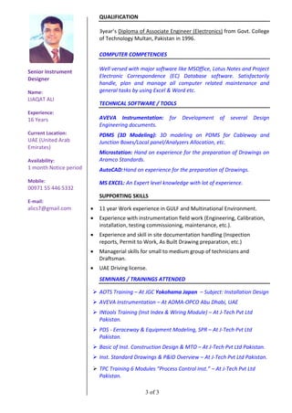 Designer_ Inst _Elect_ Liaqat Ali | PDF