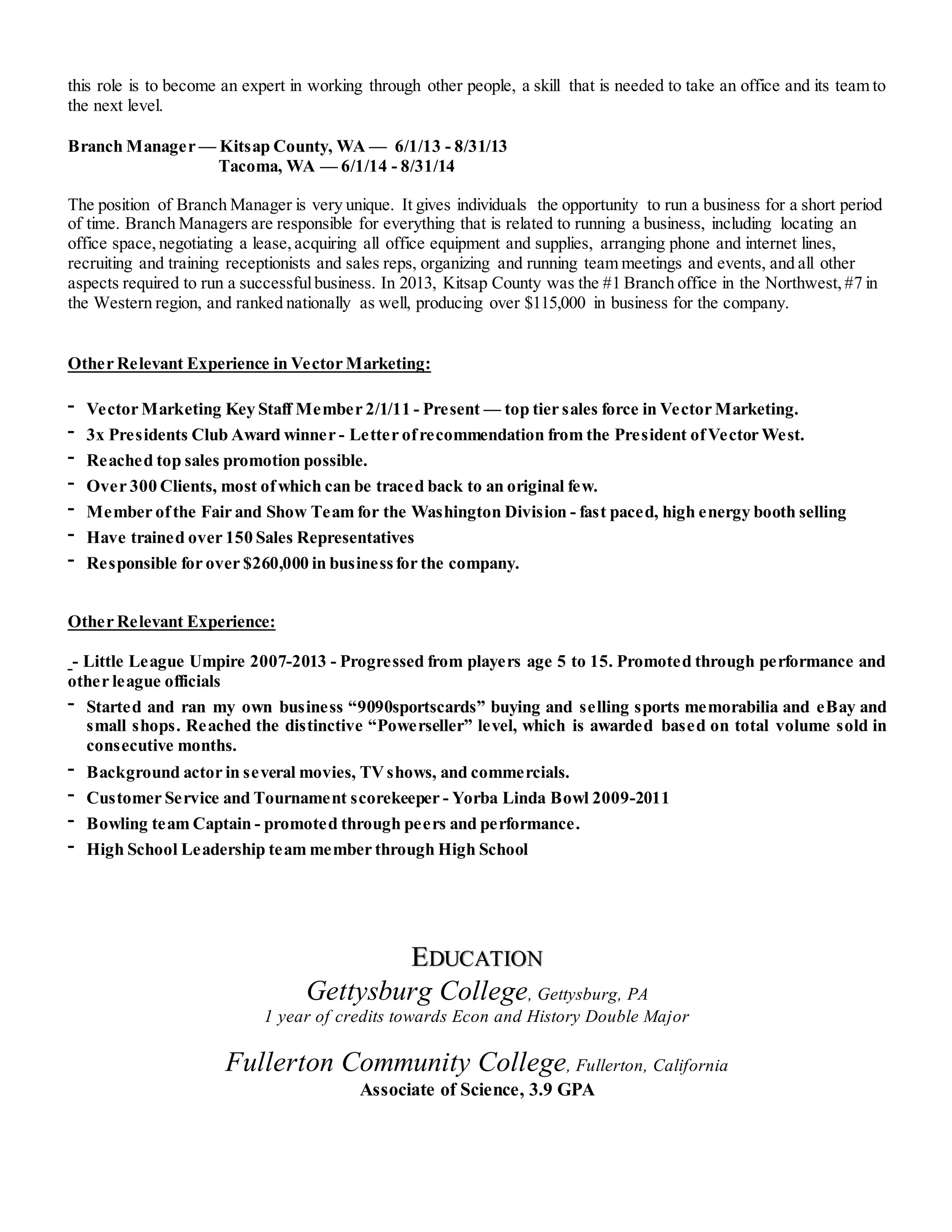 Alanconradresume2014c | PDF