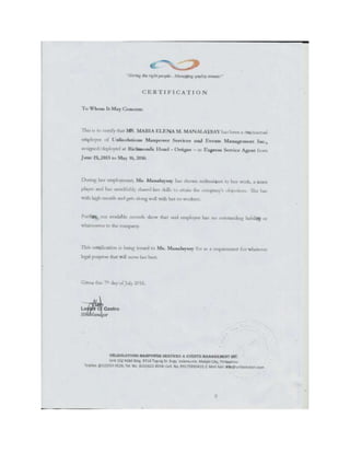 COE Richmonde | DOCX