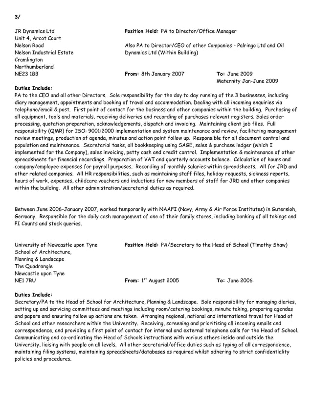 Lynne Robinson CV-2014 | PDF