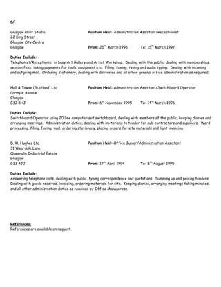 Lynne Robinson CV-2014 | PDF