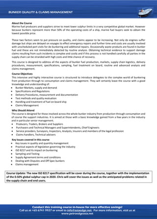 PD179 Bunker Quality Claims | PDF