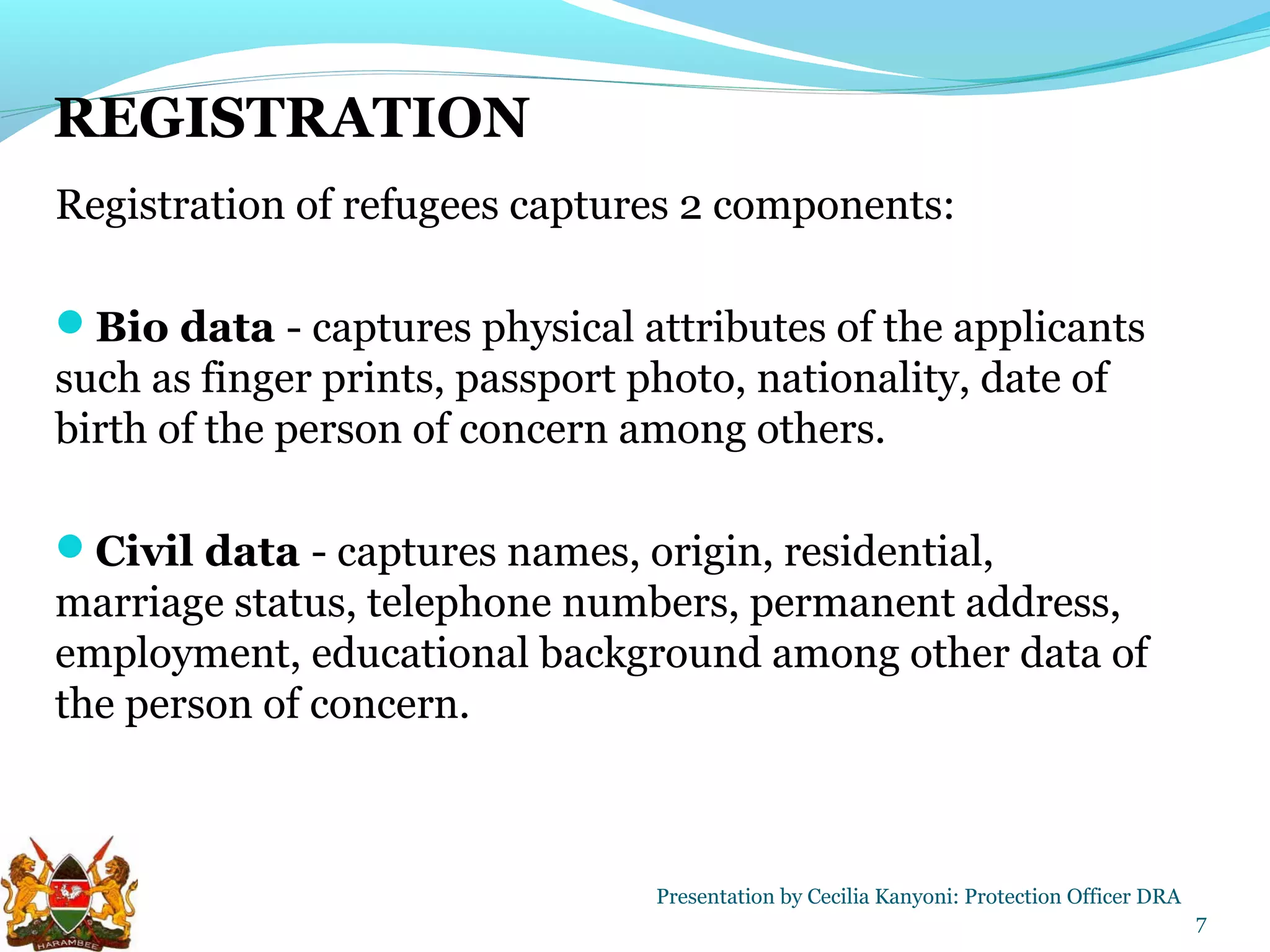 REFUGEE PROTECTION IN KENYA | PPT | Adoption and Fostering | Parenting