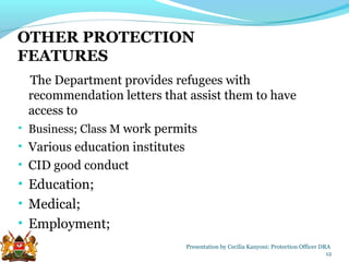 REFUGEE PROTECTION IN KENYA | PPT | Adoption and Fostering | Parenting
