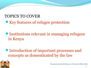 REFUGEE PROTECTION IN KENYA | PPT