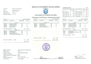 7. Transcript MBA | PDF