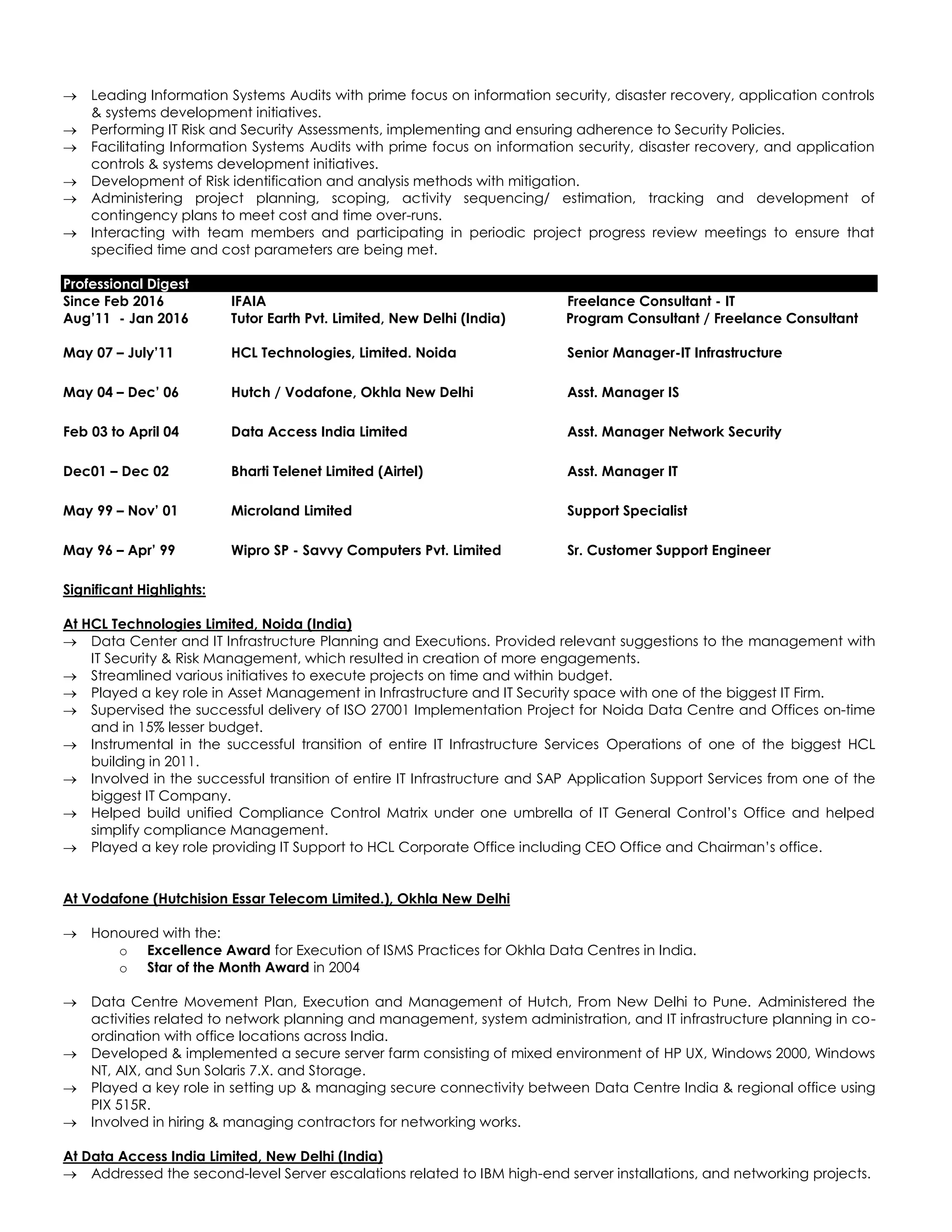 Resume-DPITVlinkedin | PDF