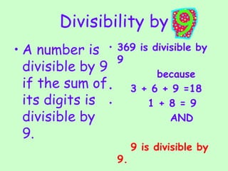 Divisibility Rules | PPT