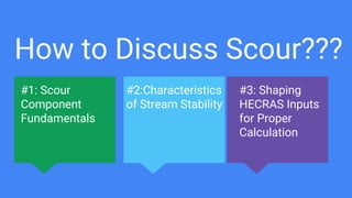 HECRAS Bridge Scour Analysis | PPTX