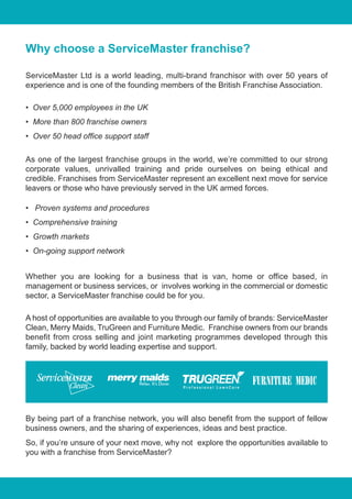 The ServiceMaster Guide to Franchising | PDF