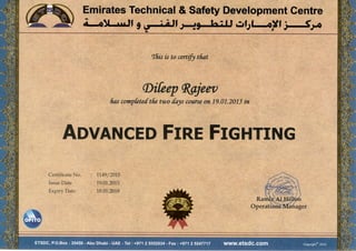 Advance Fire Fighting | PDF