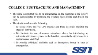Bus Fleet Management and Tracking System | PPTX