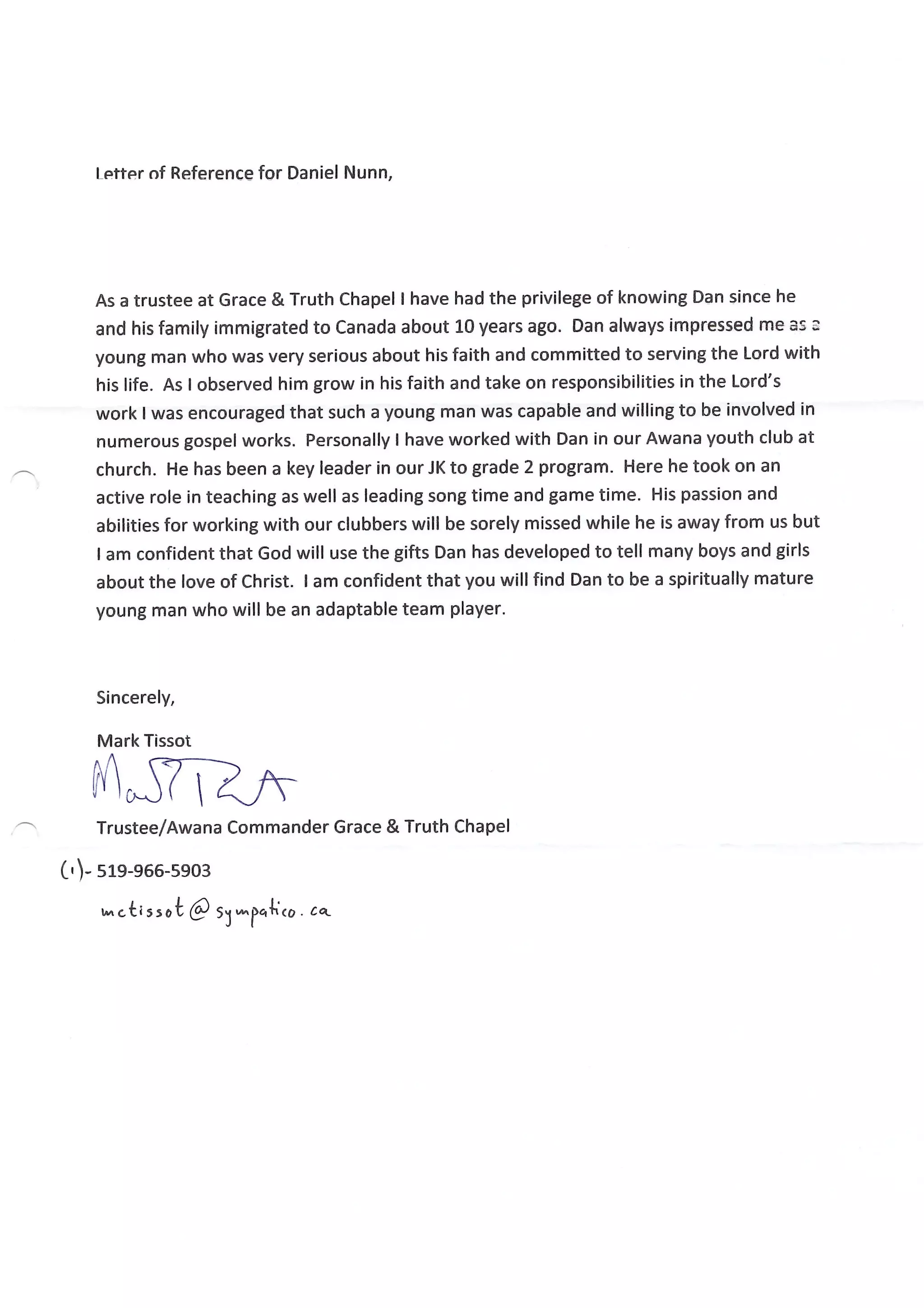 AWANA Letter | PDF