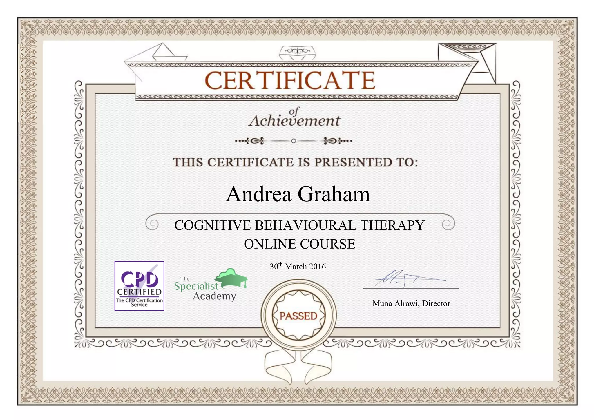 CBT - Andrea Graham | PPT