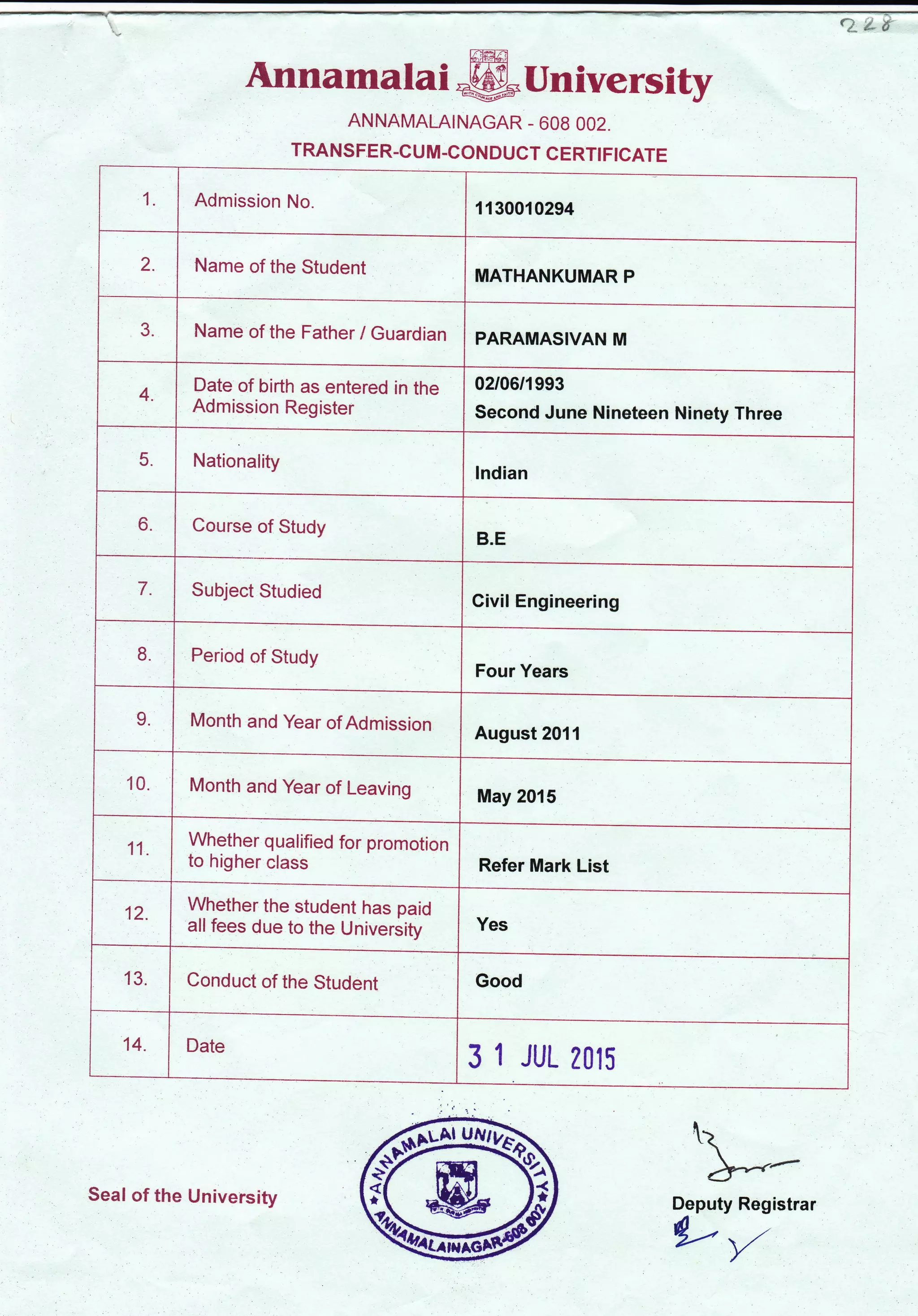 transfar condted | PDF