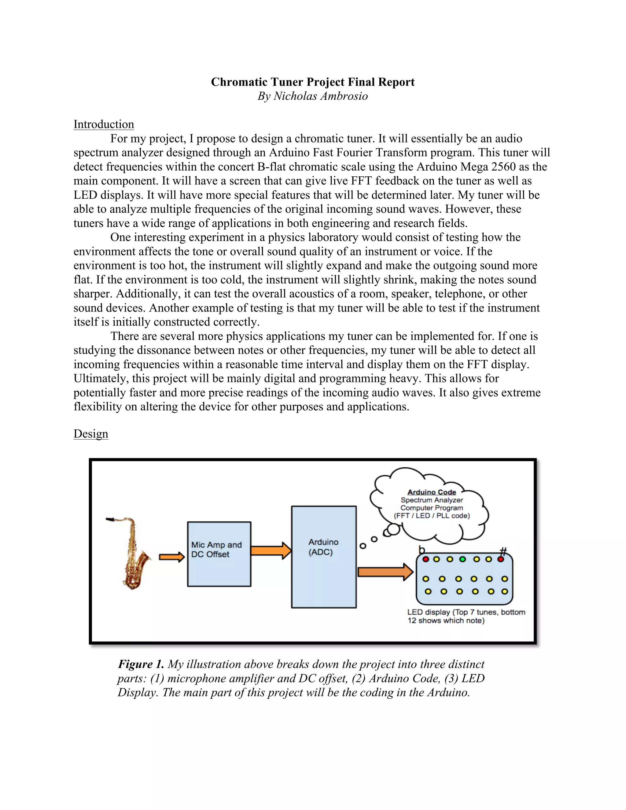 [Best]Chromatic Tuner Project Final Report | PDF