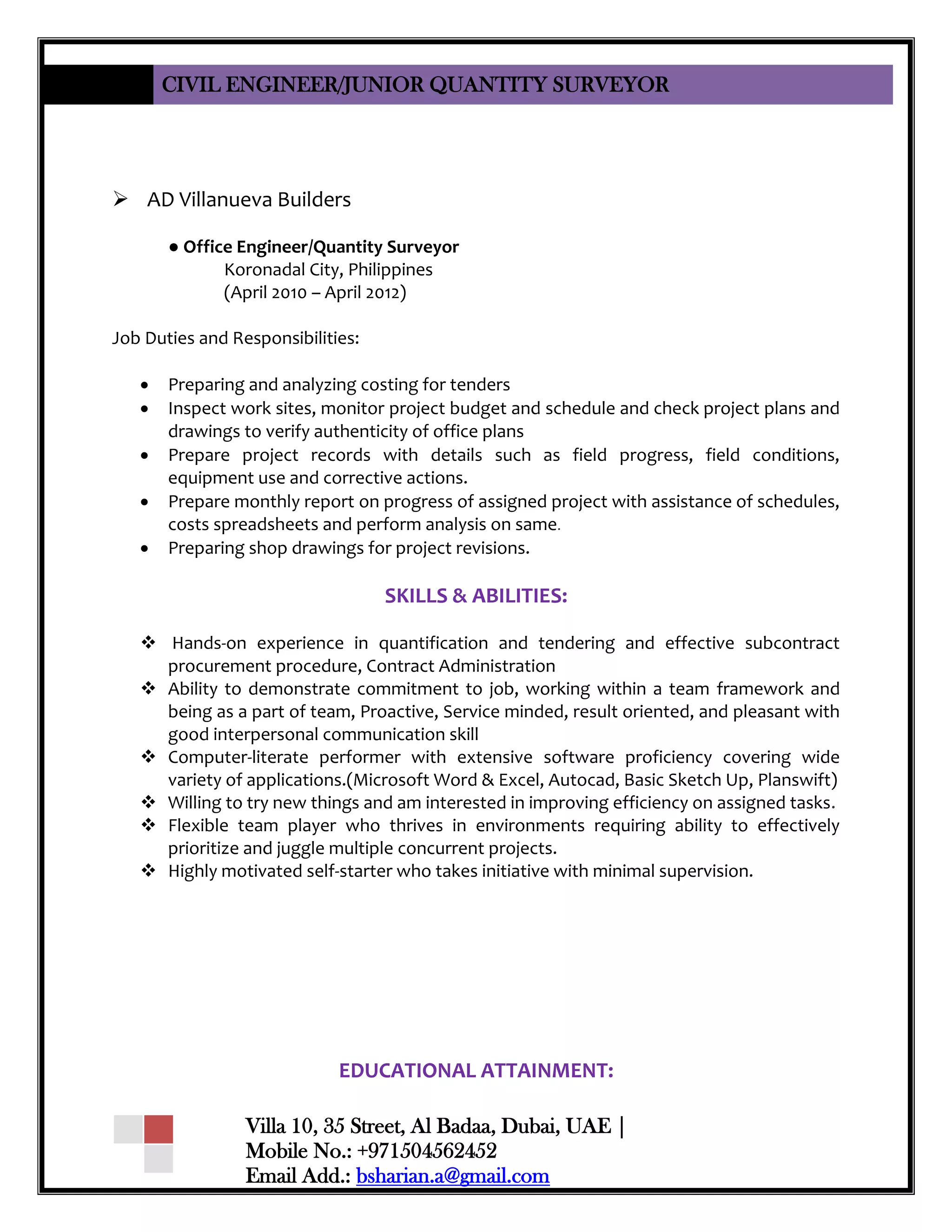 CV_BaiSharianAkmad_11112014 | PDF