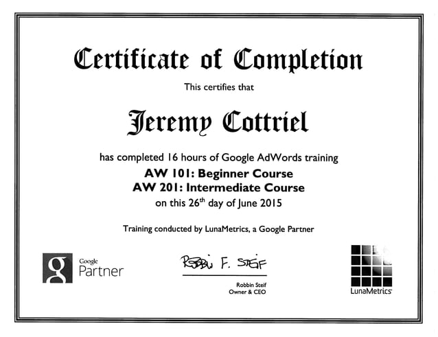 google_adwords_cert | PDF