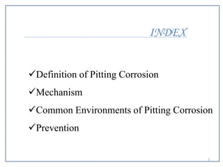 Pitting Corrosion_Rahul | PPTX