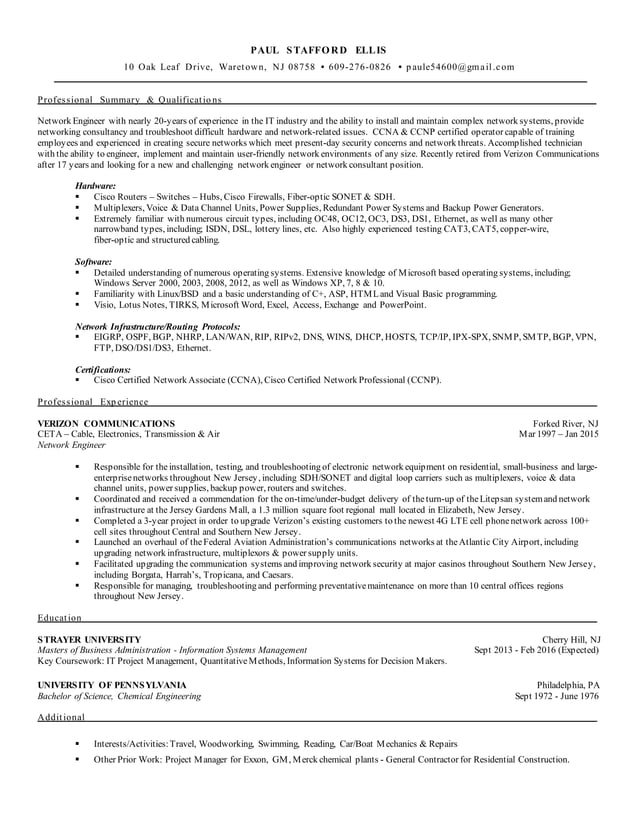 Resume - Paul Ellis -1_23_16 | PDF