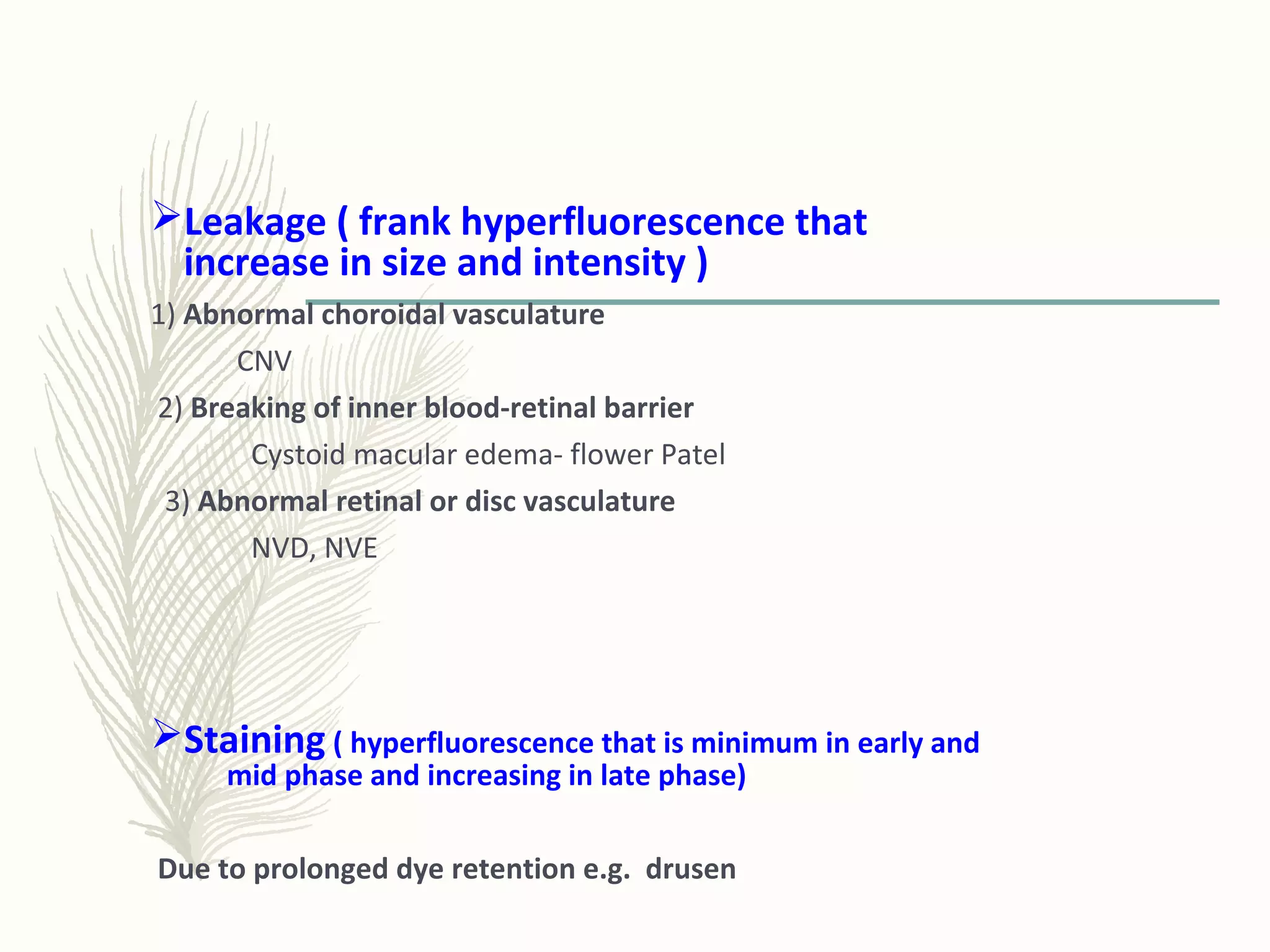 FUNDUS FLUORESCEIN ANGIOGRAPHY | PPT