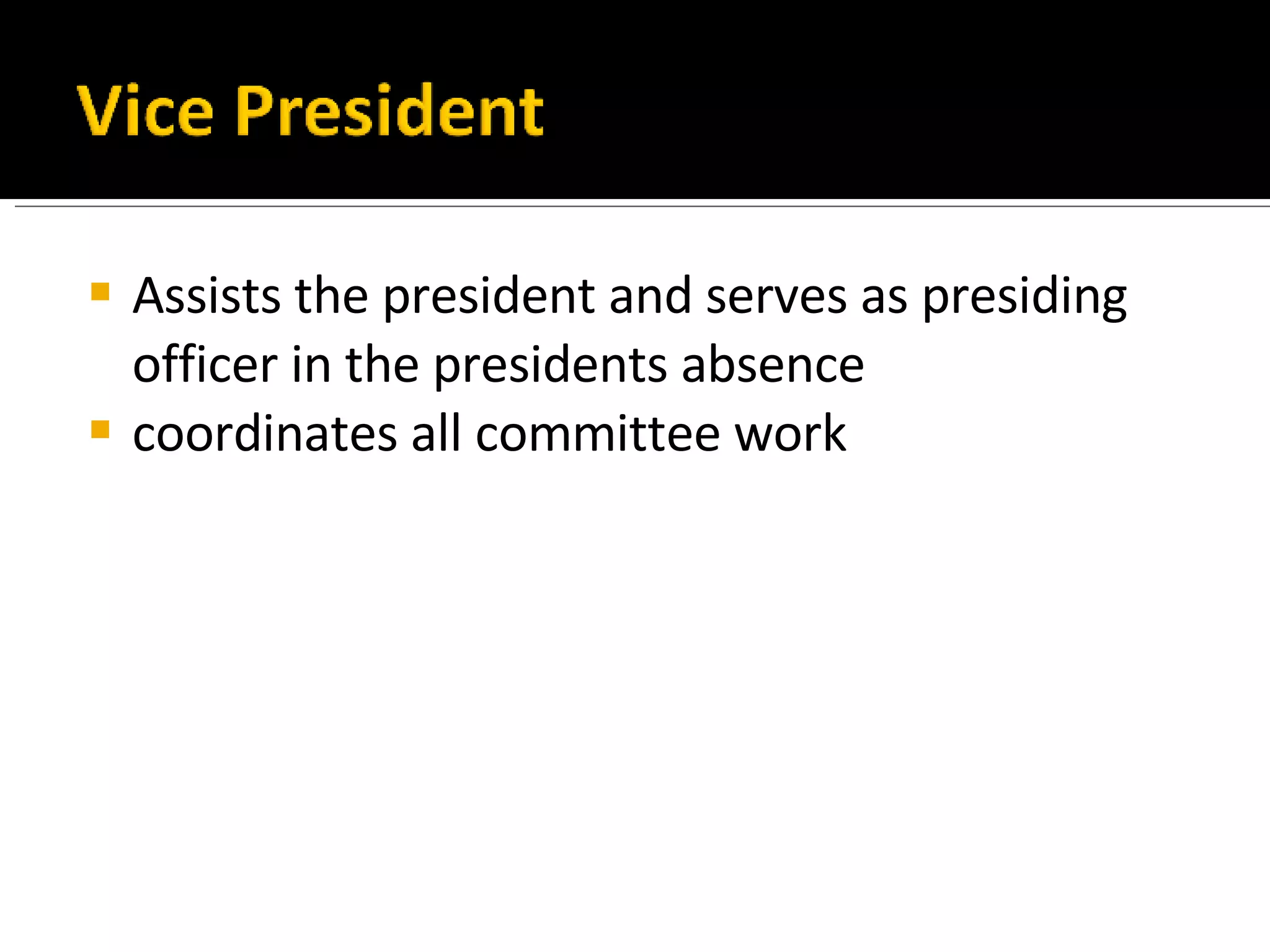 Ffa Officers And Their Duties | PPT
