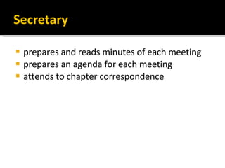 Ffa Officers And Their Duties | PPT