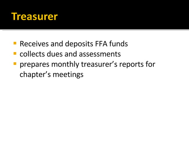 Ffa Officers And Their Duties | PPT
