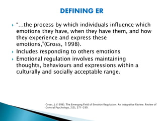 EMOTIONAL REGULATION xppt | PPTX
