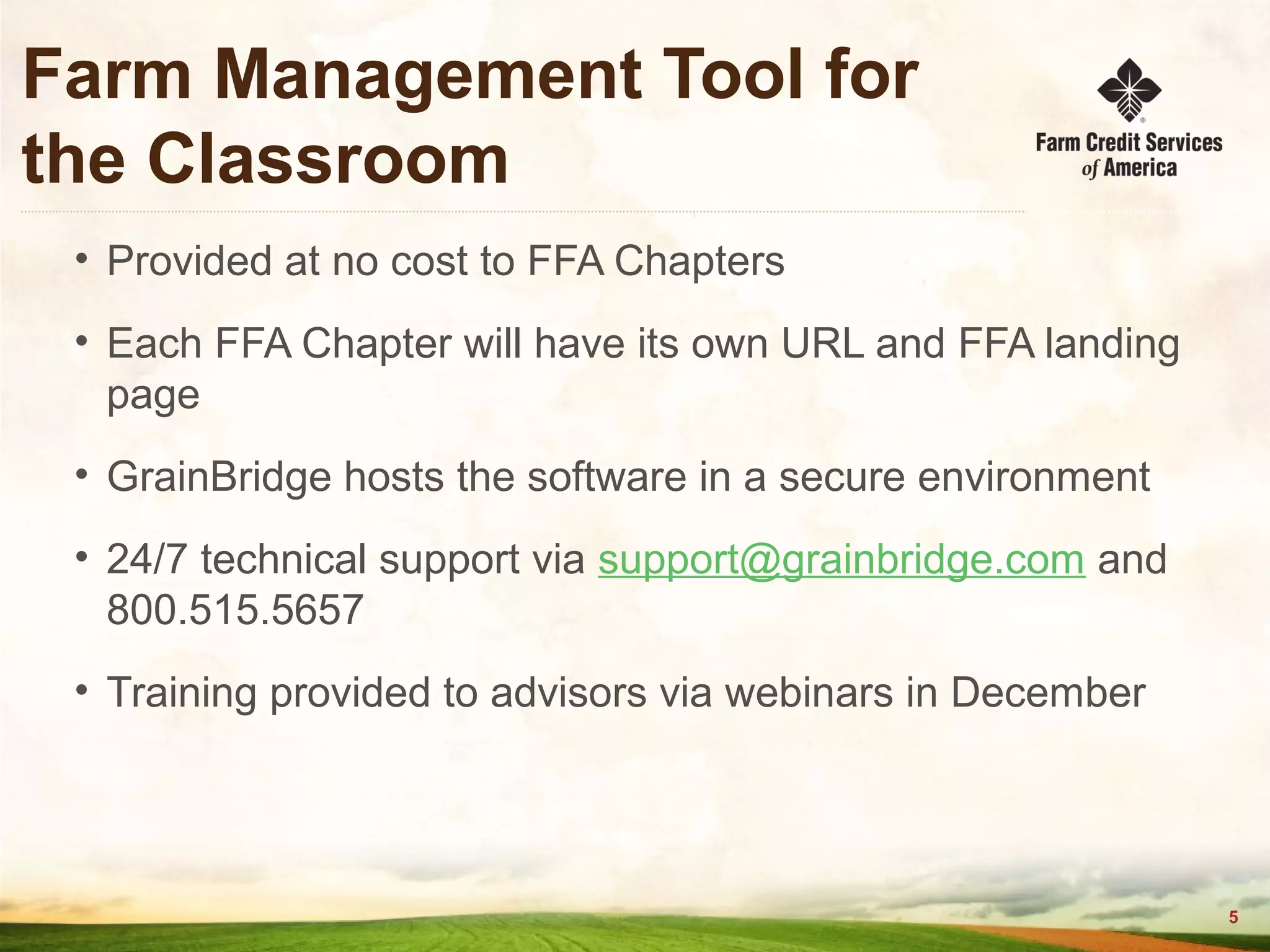 Farm management tool for the ag classroom | PPT | Agriculture | Industries