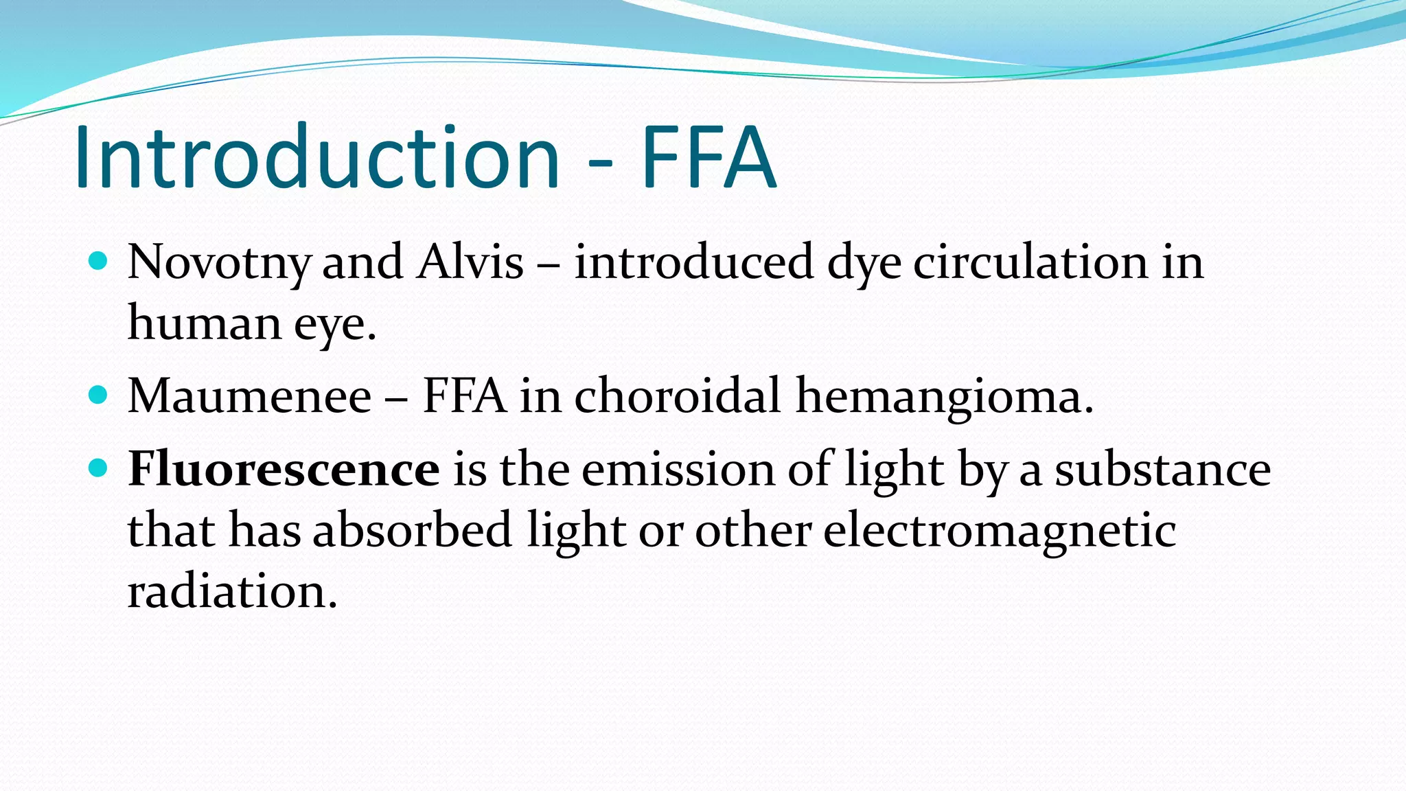 fundus fluorescein angiography V/S indocyanine green angiography | PPTX