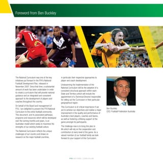 Australian Soccer Curriculum | PDF