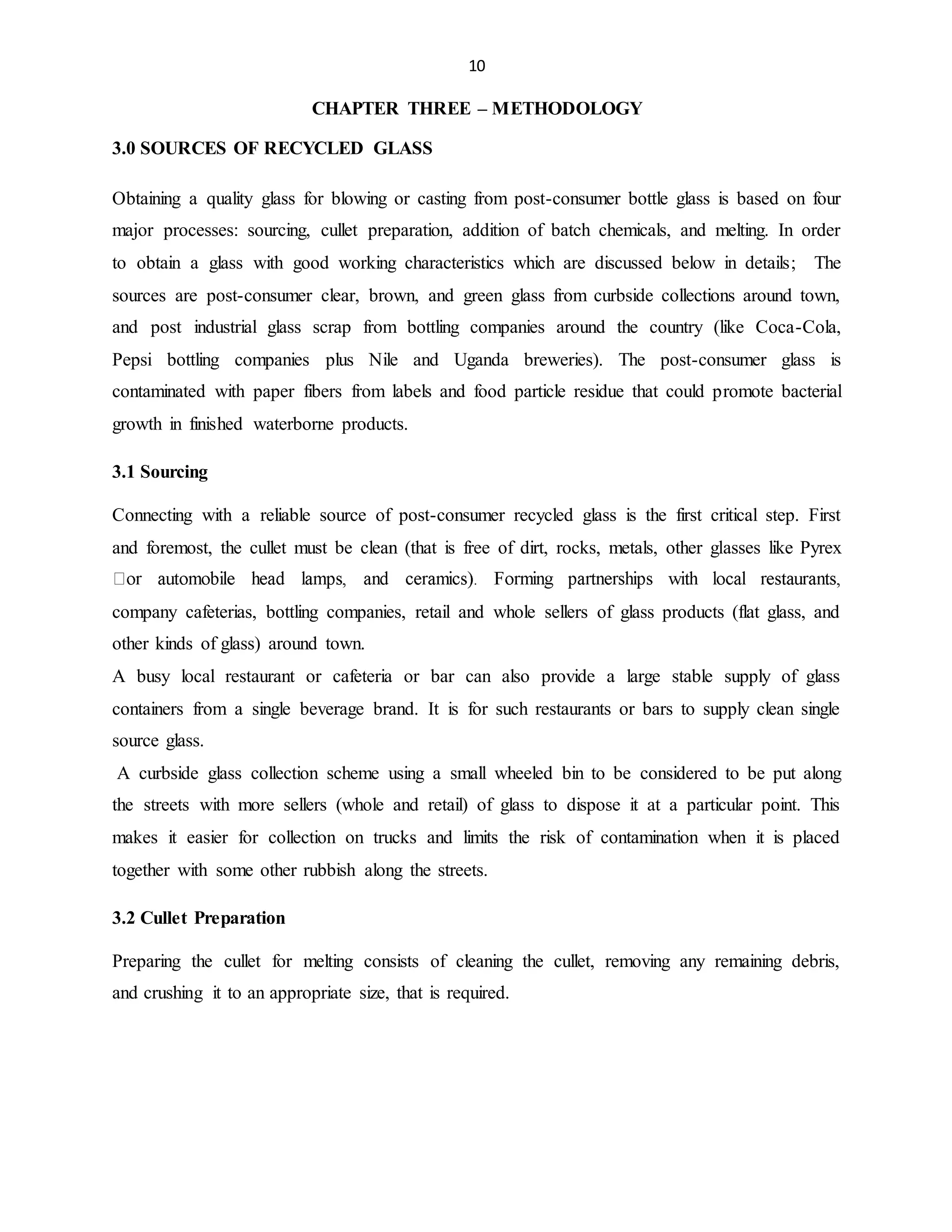 Glass Recycling PROJECT | DOCX