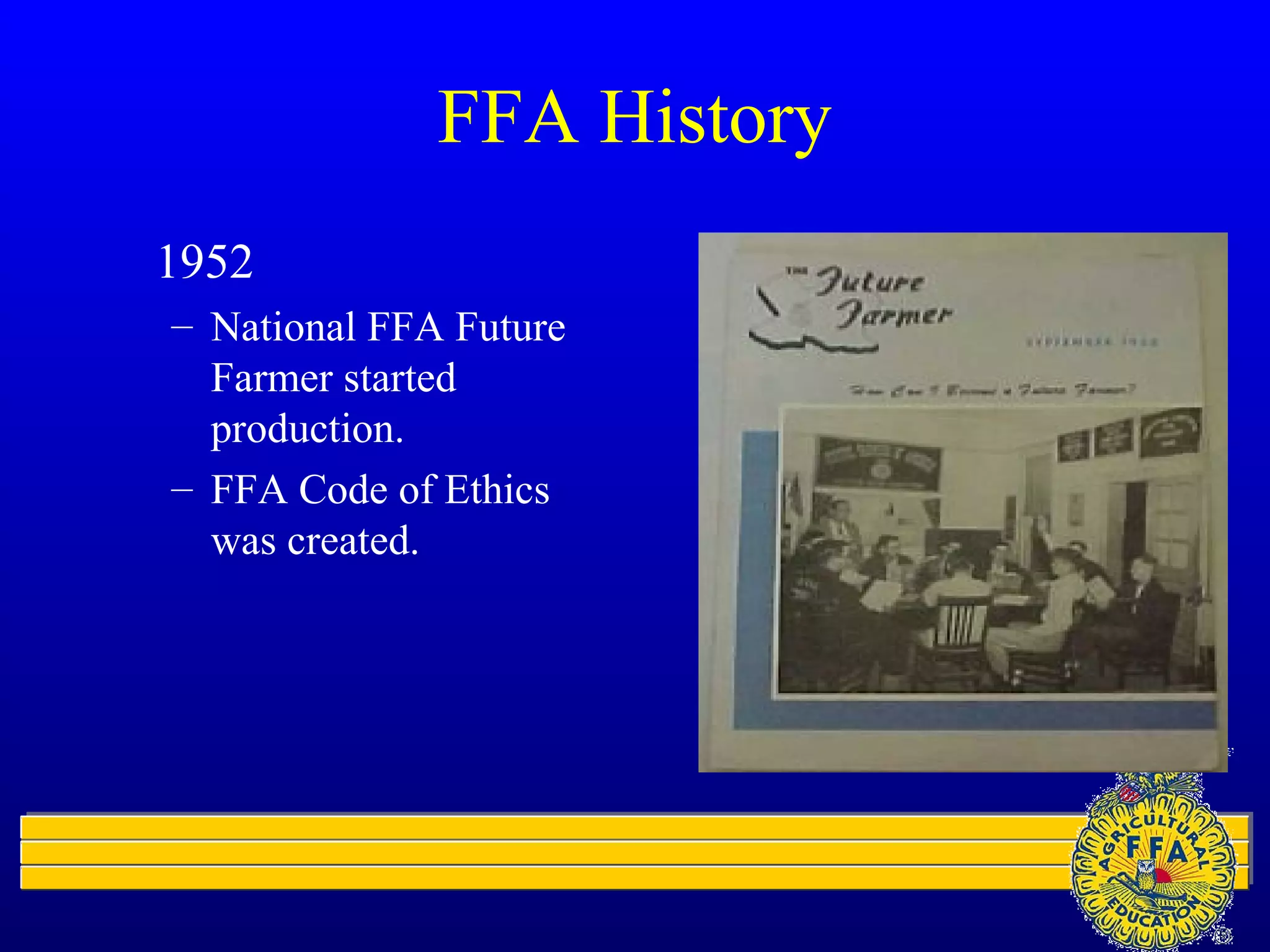 Ffa history | PPT