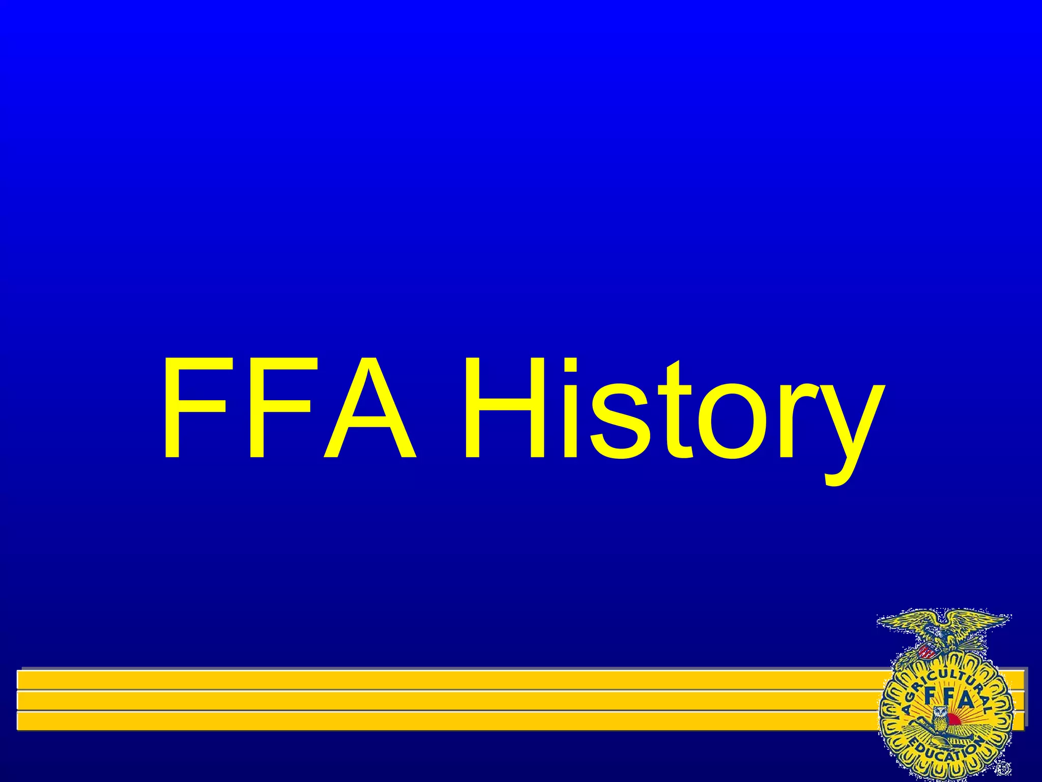 Ffa history | PPT